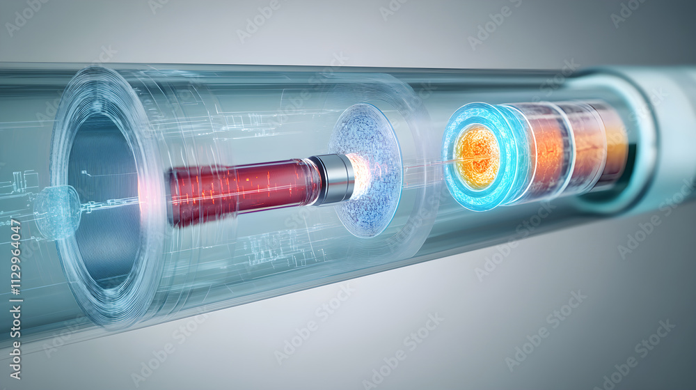 Detailed Diagram of an X-ray Tube Illustrating Key Components and ...
