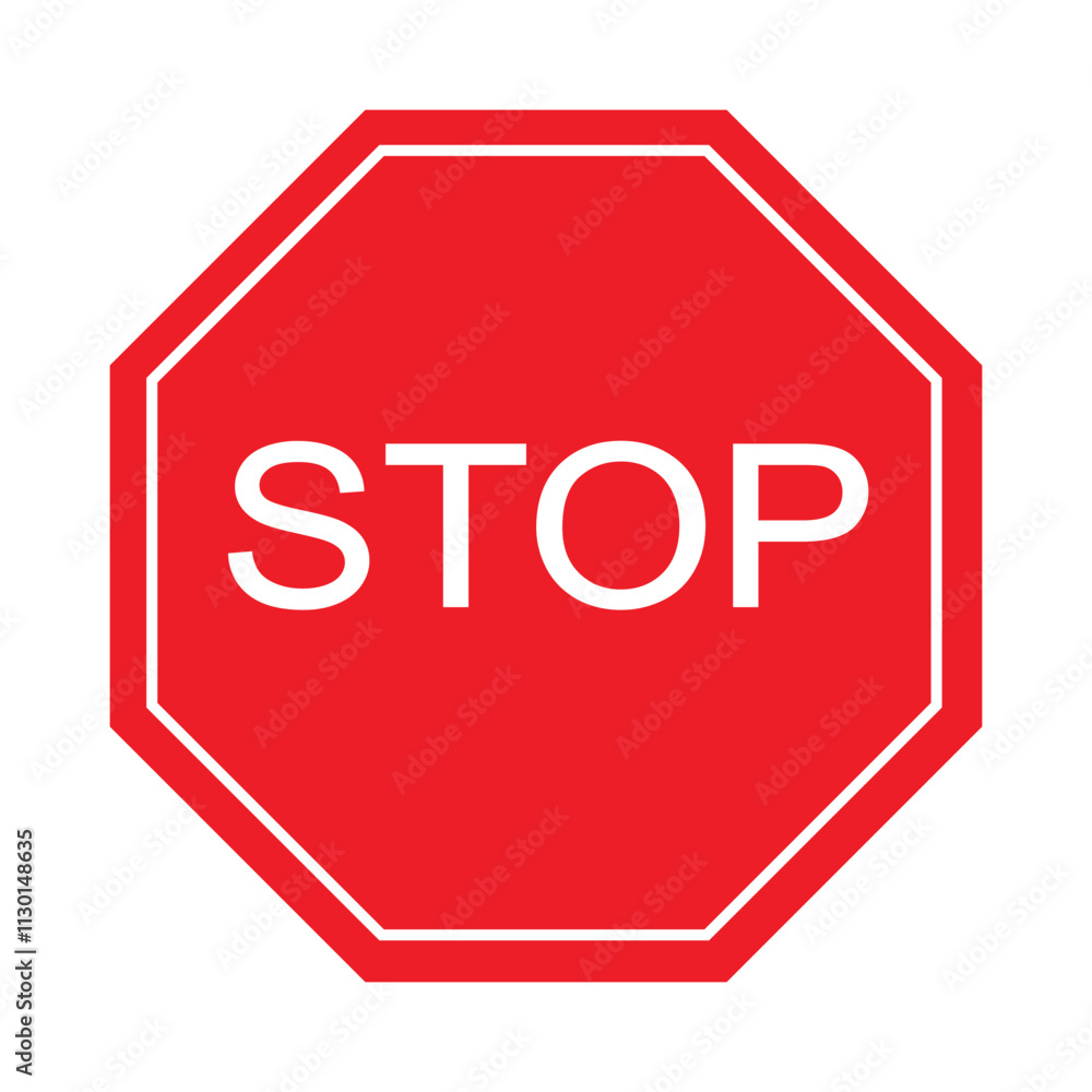 stop sign icon, stop red sign icon, do not enter sign, no entry symbol ...