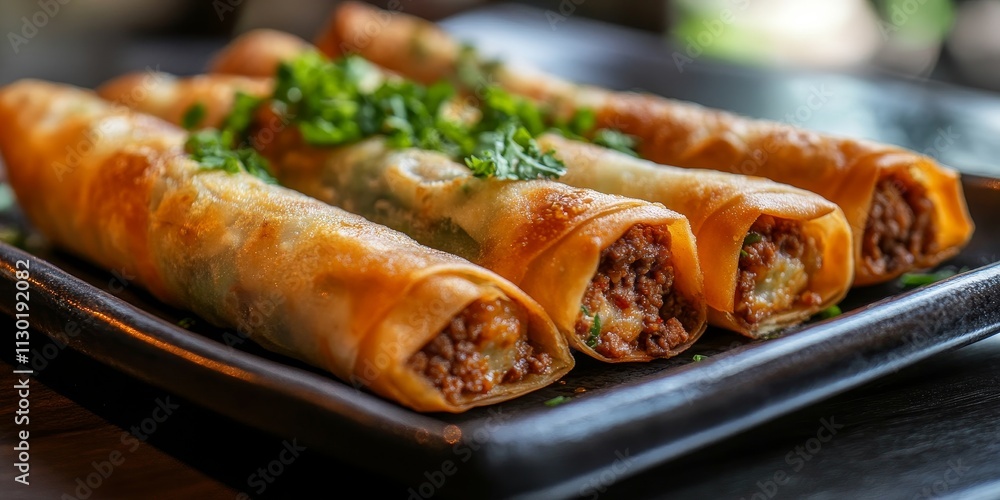 Dynamite lumpia, also known as dinamita, is a beloved appetizer ...