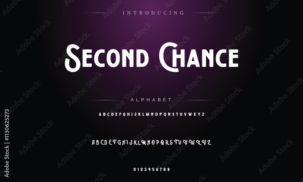 Sans serif font with vintage style typography. Alphabet vector font ...