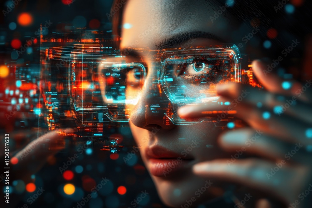 Visualize the future with this striking image of a leader using ...