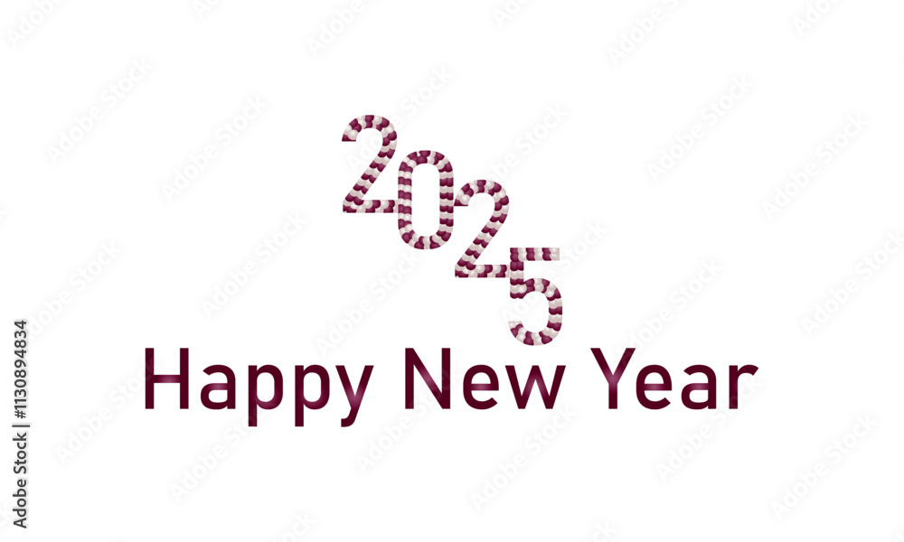 2025 Happy New Year Design Illustrations. Premium Vector Design 2025 ...