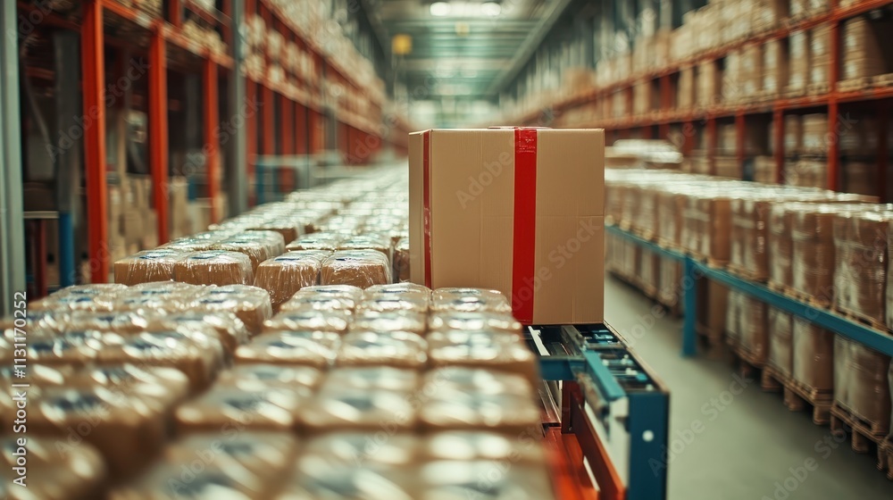 Warehouse control dashboard with live alerts close up smooth inventory ...