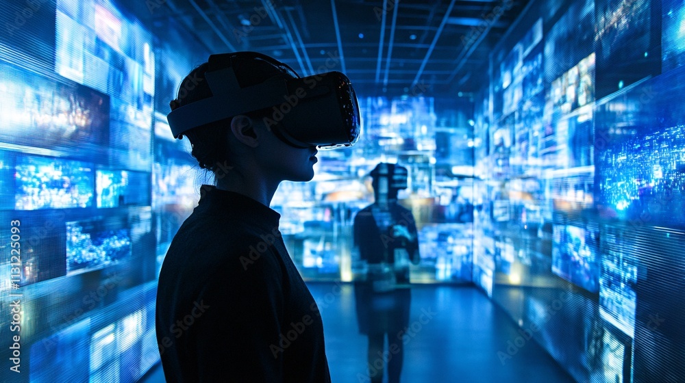 Explore the immersive world of virtual reality with imagery that ...