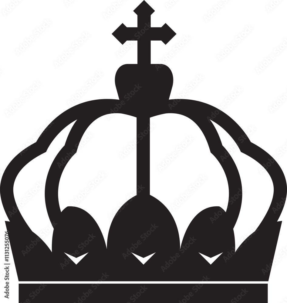 Image vectorielle Stock Royal Crown SVG File, King Crown SVG, Queen ...