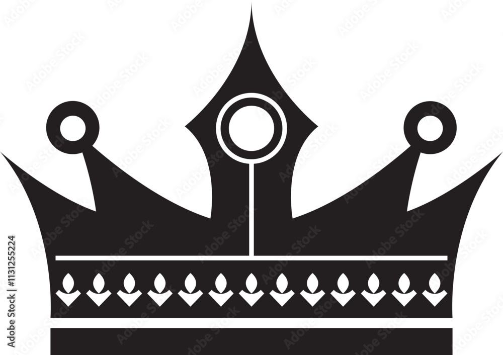 Image vectorielle Stock Royal Crown SVG File, King Crown SVG, Queen ...