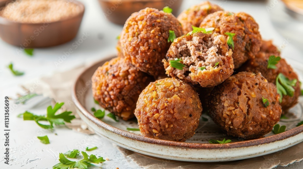 Culinary Delights. Exploring the World of Fried Finger Foods. Stock ...