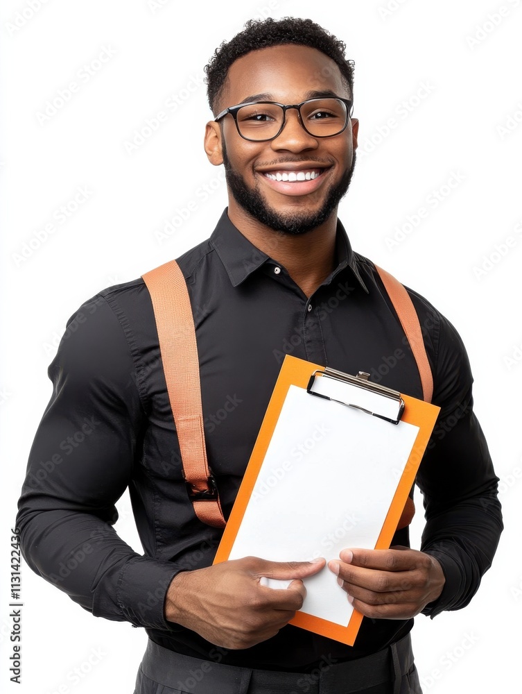 Health inspector smiles while conducting a food safety inspection ...