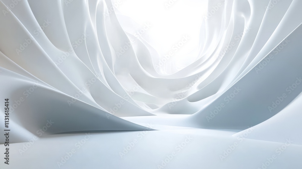 Search by image or video Clear white, empty concave surface. Minimalist ...