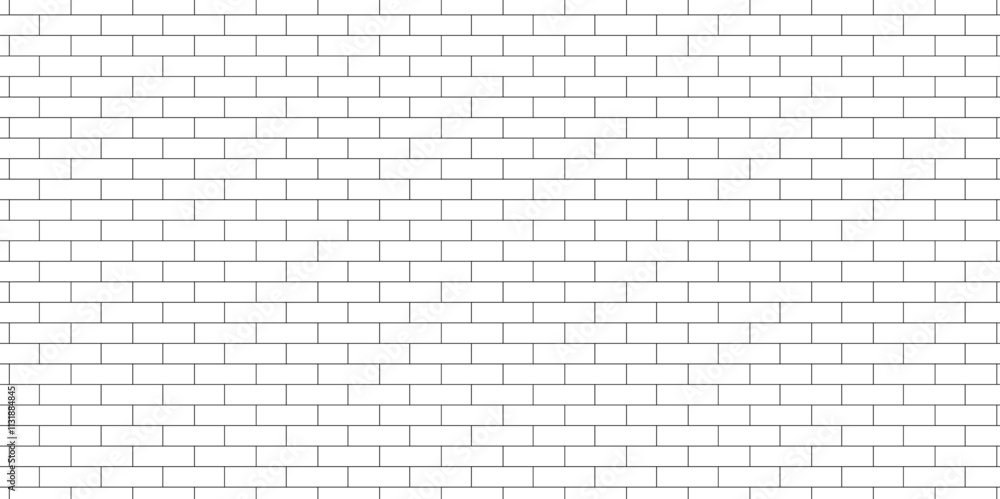brick wall seamless pattern drawing. random brick. texture interior ...