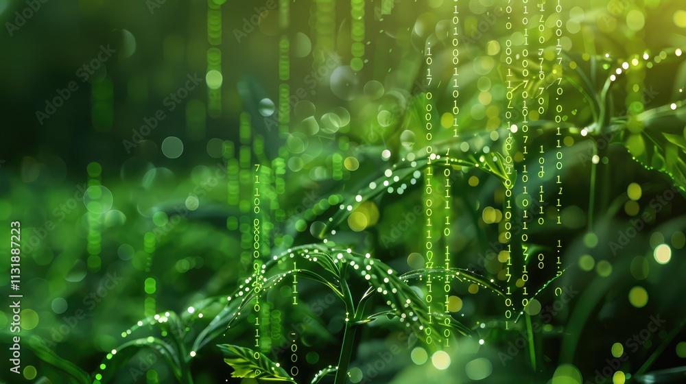 DNA sequencing visualization showing genetic markers for crop ...