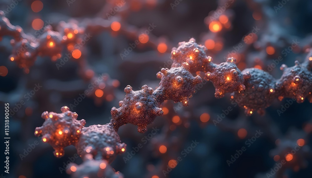 Visualization of complex molecular structures. Design a structure ...