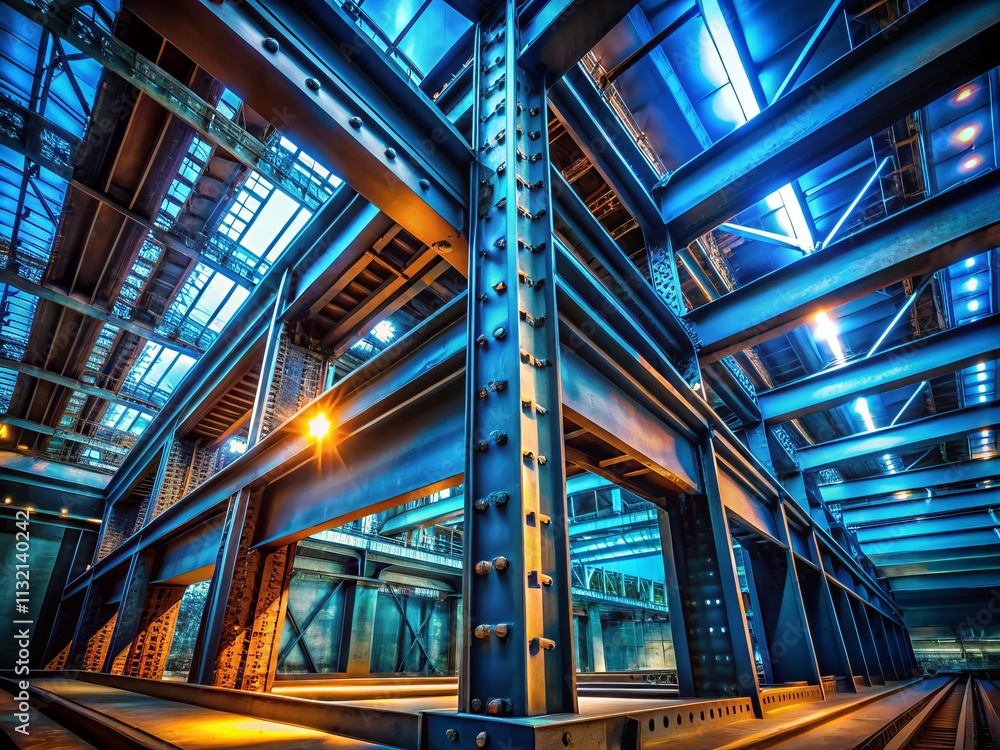 Wide Angle Steel Beam Construction Frame Load, Industrial Strength ...