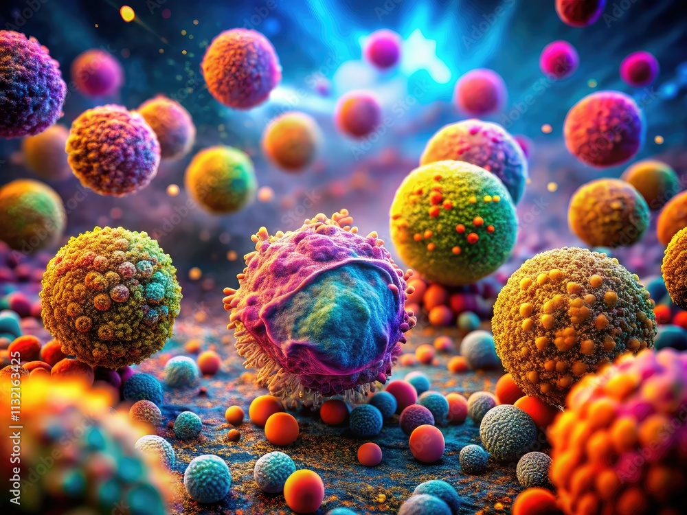 Prostate Cancer Awareness: Microscopic View, Cellular Structure ...