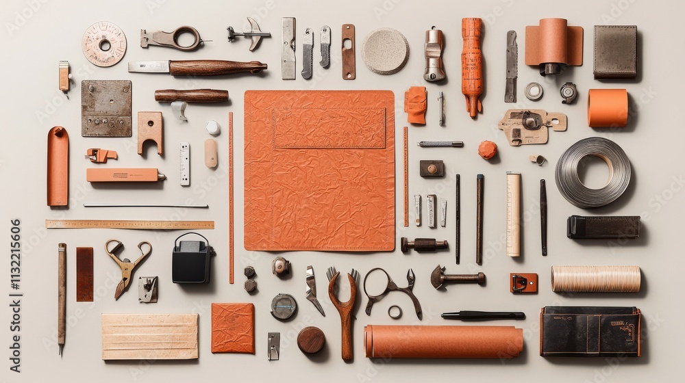 Creative arrangement of tools and materials for standard procedures ...