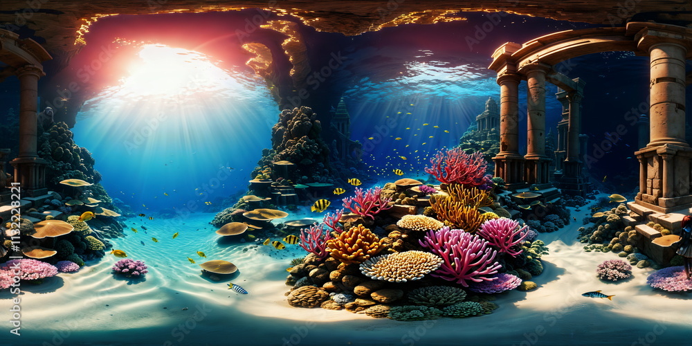 Full 360 degrees seamless spherical panorama HDRI equirectangular ...