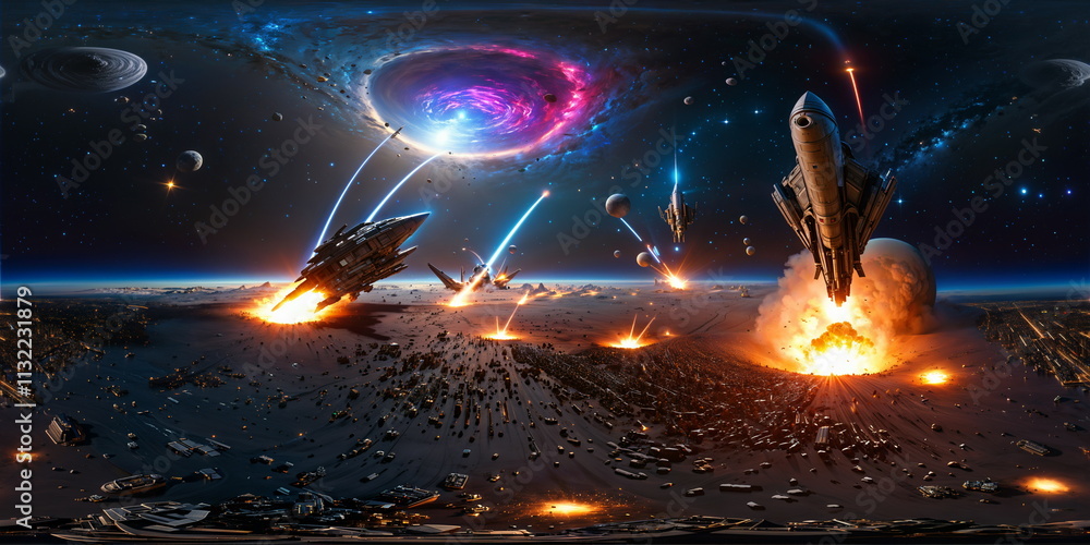 Full 360 degrees seamless spherical panorama HDRI equirectangular ...