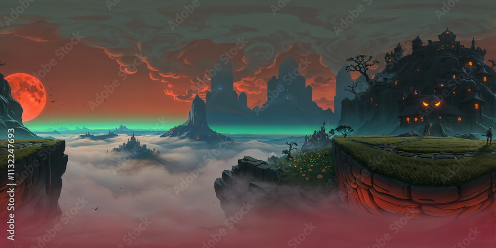 Full 360 degrees seamless spherical panorama HDRI equirectangular ...