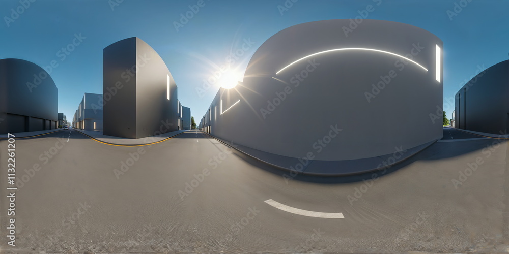 Full 360 degrees seamless spherical panorama HDRI equirectangular ...