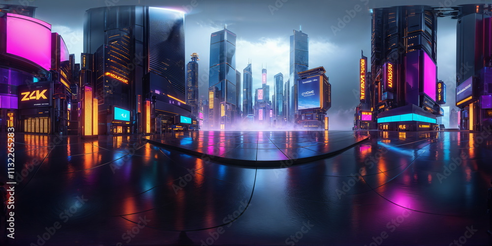 Full 360 degrees seamless spherical panorama HDRI equirectangular ...