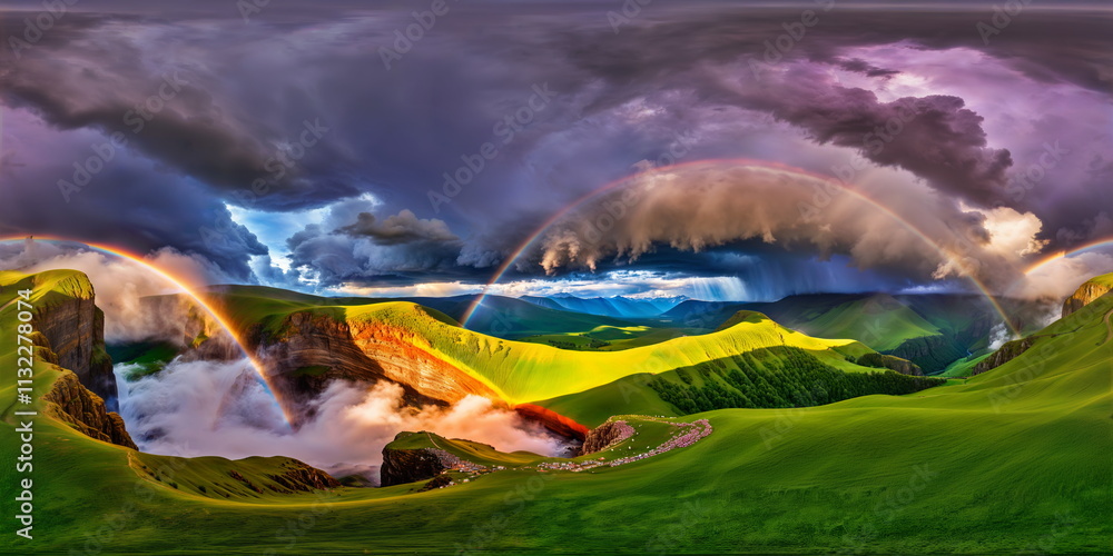 Full 360 degrees seamless spherical panorama HDRI equirectangular ...