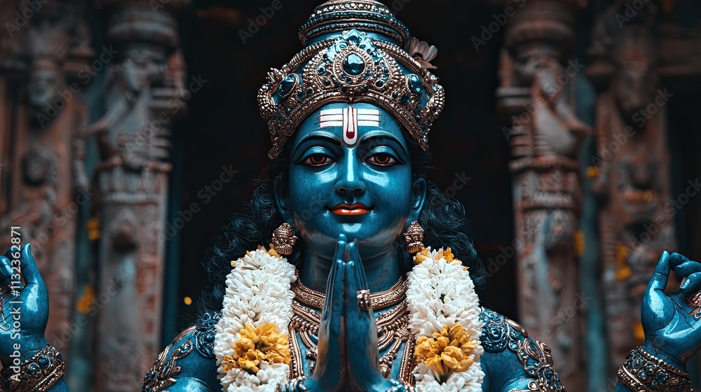 Vishnu is the god of Preservation, the great maintainer who often ...