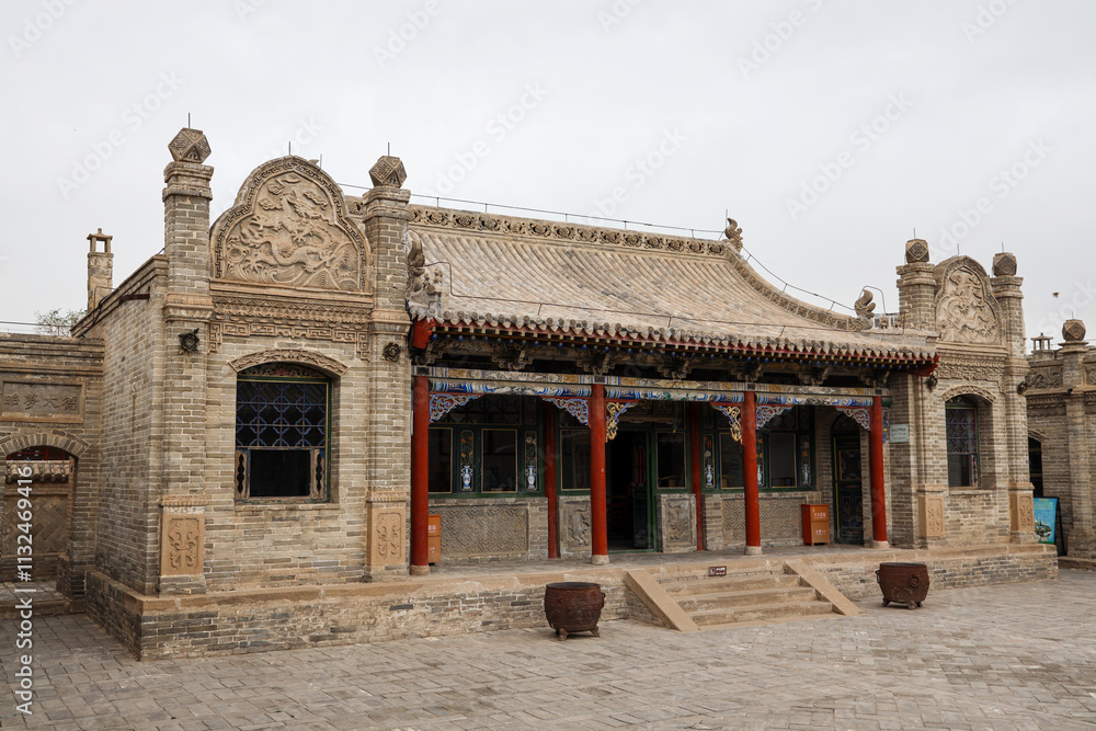Prince's Mansion of Ejin Horo Banner, Ordos, Inner Mongolia, China ...