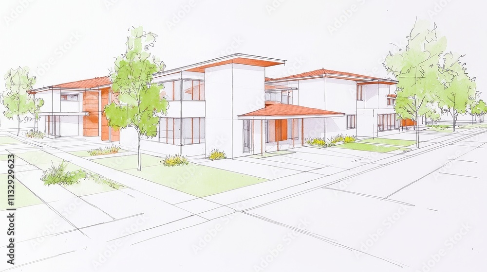 Architectural blueprints, intricate designs showcasing structural ...