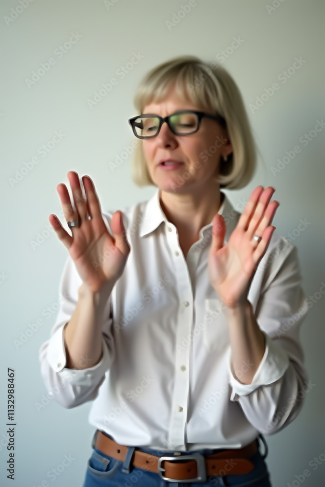 Using hand gestures to enhance communication by supplementing written ...