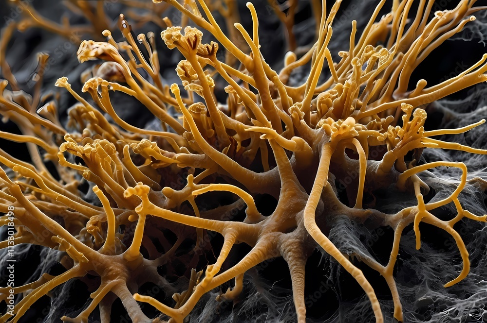 Electron_Microscope_Fungi_Coral_Kingdom_Cell_High_Resolution_Structure ...
