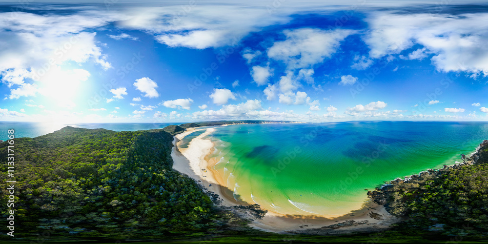 Double point Australia 360 view environment hdri sky VR environment ...