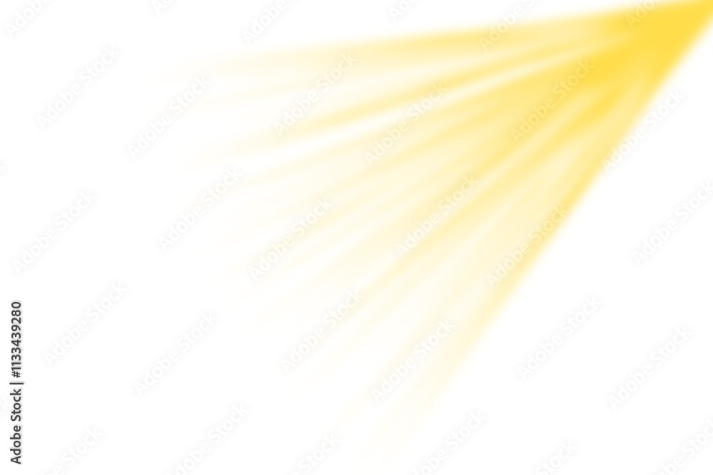 Glowing light rays explosion effect. Sun light with shine rays isolated ...