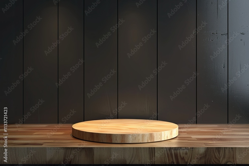 Kitchen Podium Background Food Product Stand Table Pedestal Display ...