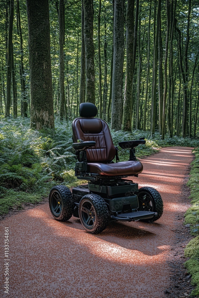 Innovative Electric Wheelchair, Providing Mobility And Independence On ...