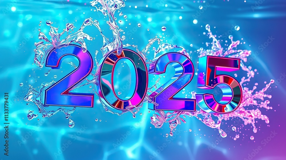 2025 New Year concept for Sustainable environment development goals on ...