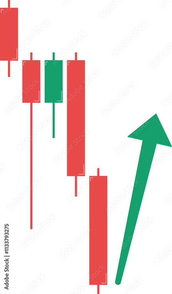 Candlestick setup for long position. Reversal pattern Stock ...