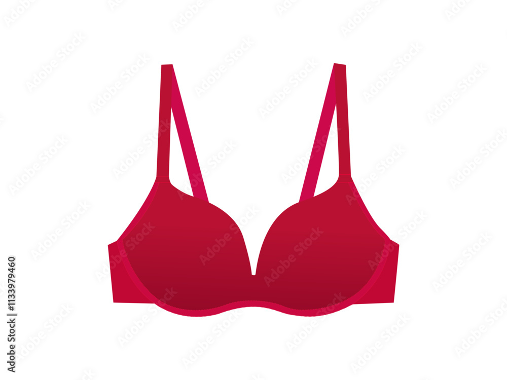 Stylish Bra Illustration Modern Vector Art for Apparel and Design ...