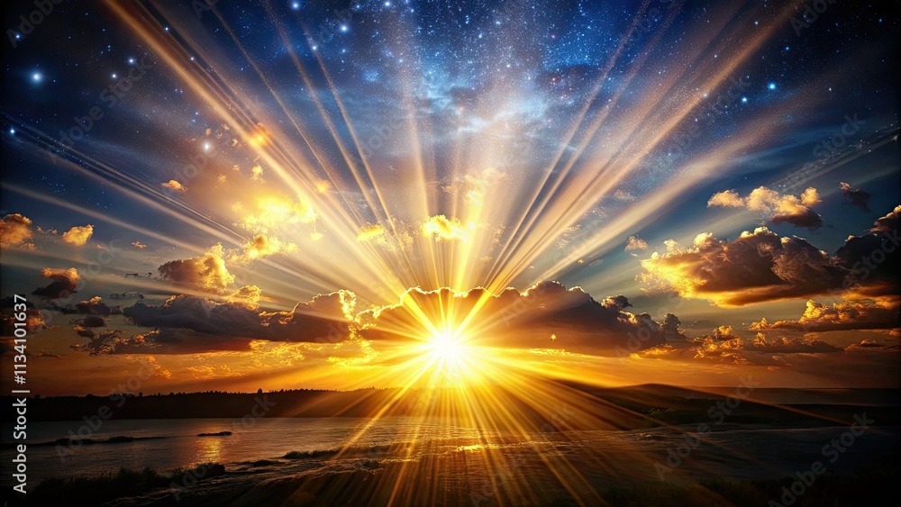 Enhance night photos with dramatic sun ray overlays. Transform dark ...