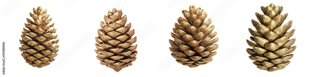 Group of various pine cones in different sizes and shades of brown ...
