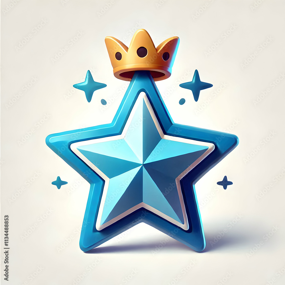 Ilustración de Stock 3D Reyes Magos Star Icon Vector concept as Vector ...