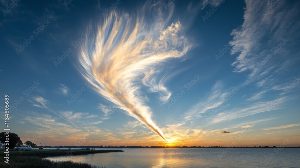 Ilustración de Stock Flame rocket launch smoke trail isolated vector ...