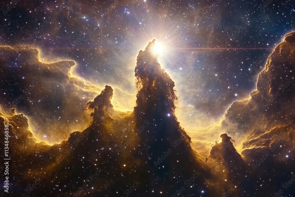 Galactic heights: origins of celestial bodies within the eagle nebula ...