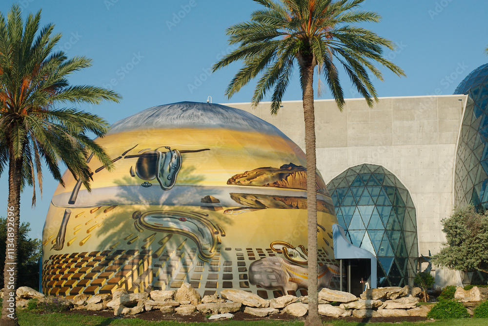 Dali Museum and Geodesic Dome at the Dali Museum. Editorial Use Only ...