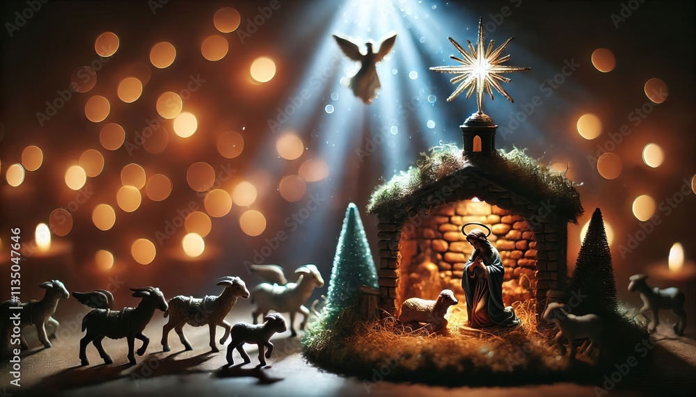 Birth of Jesus Christ - Nativity Scene - Catholic, Jewish Christian ...
