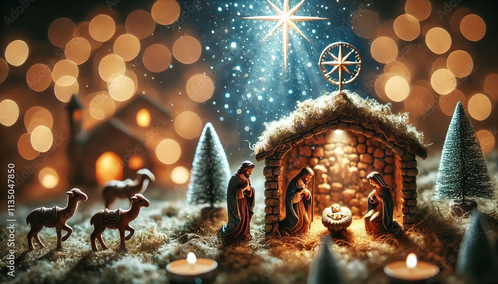 Birth of Jesus Christ - Nativity Scene - Catholic, Jewish Christian ...