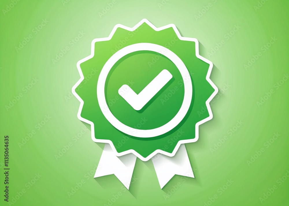 Minimalist Green Verified Profile Badge for Social Media Verification ...