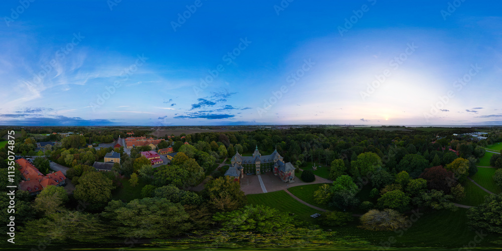 Landscape 360 view hdri environment Stock Photo | Adobe Stock