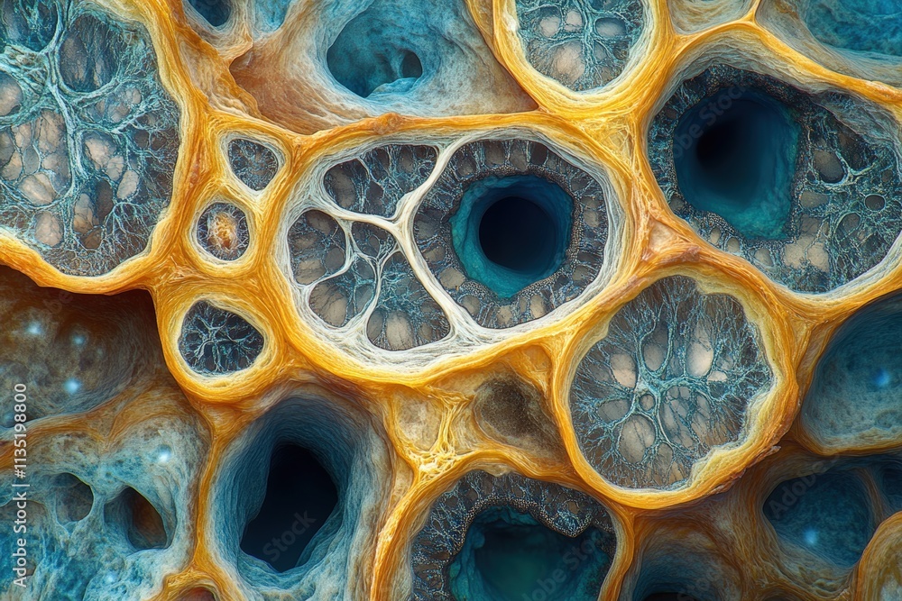 Micrograph, woody dicot stem, plant cells, xylem vessels, phloem ...