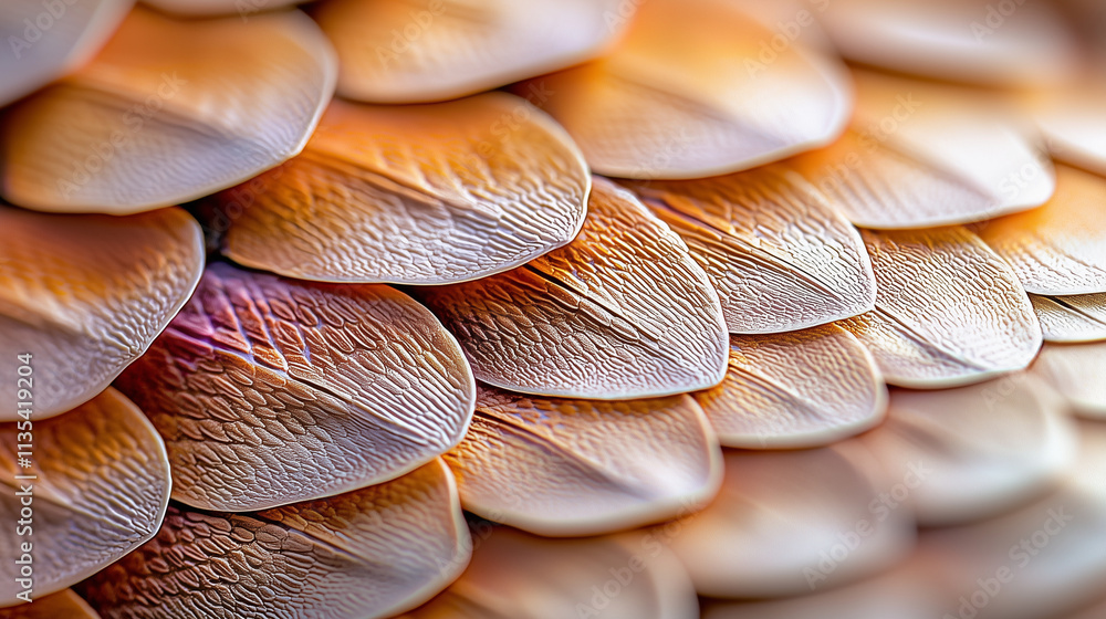Gabon Viper Skin Macro Detail with Intricate Textures and Patterns ...