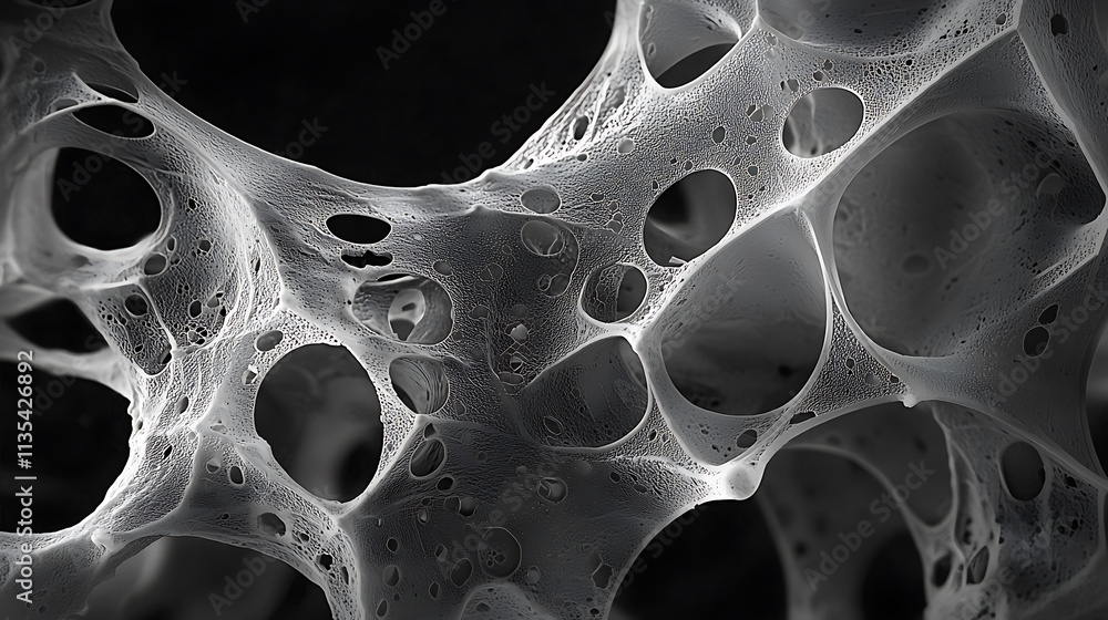 Microscopic view of metal microstructure showcasing intricate patterns ...